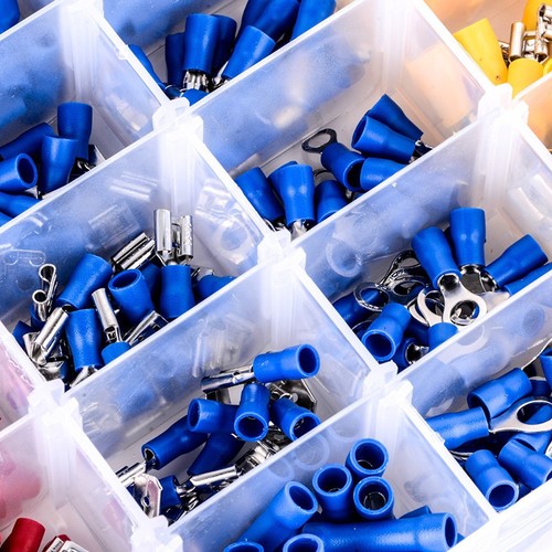 480Pcs Mixed Car Electrical Wire Connectors Crimp Terminal Set Kit Box ...