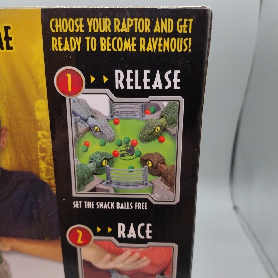 Jurassic World Ravenous Raptors Kids Dino Chomping Board Game 2023 ...