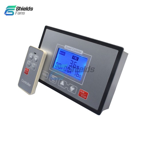 LCD Digital PWM Wireless Remote Control DC Motor Speed Controller DC10 ...