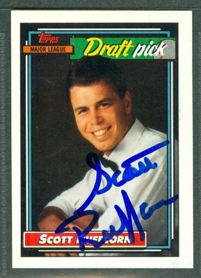 Scott Ruffcorn Baseball Auto 1992 Topps '92 Signature Autograph Signed ...