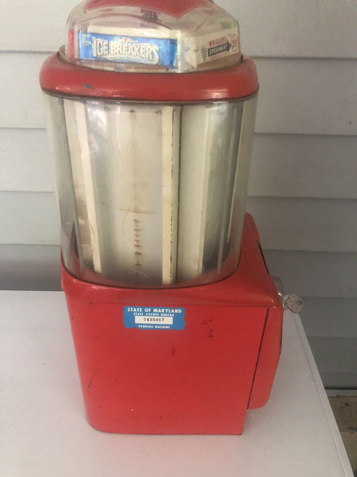 Vintage Northwestern Multi Pack Gum Dispenser Machine 5 Stick Gum Pack ...