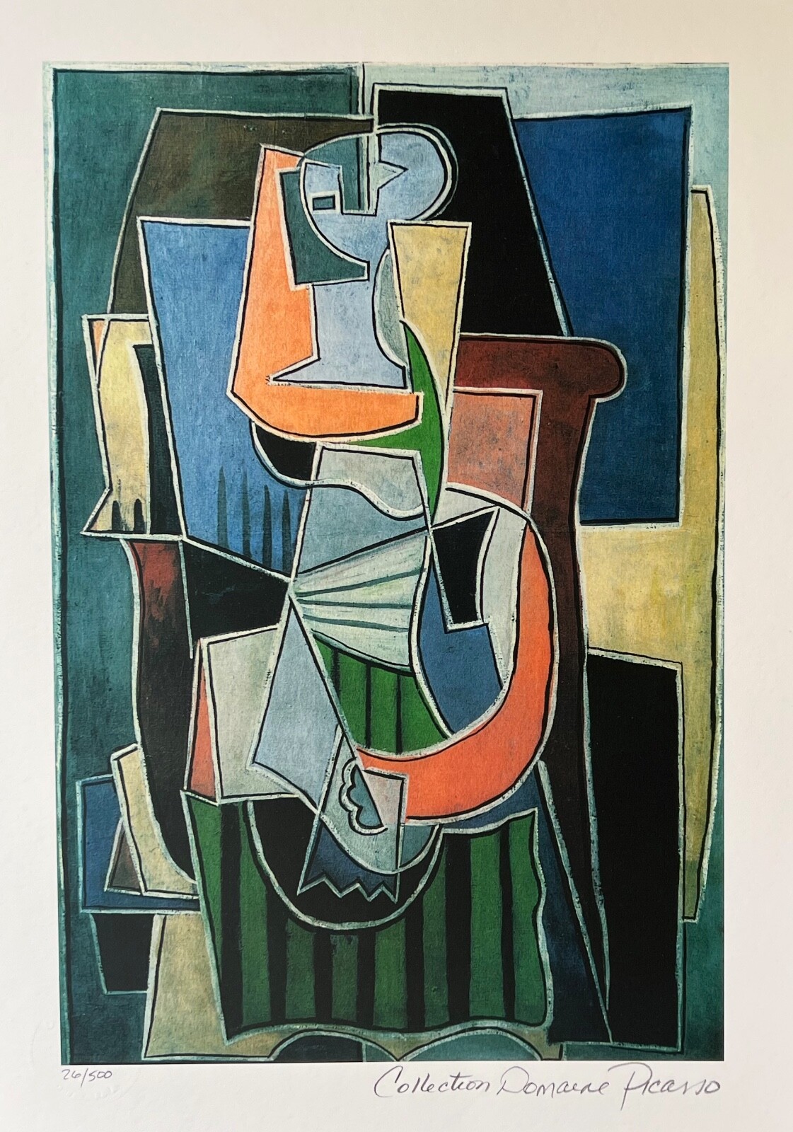 Pablo Picasso ABSTRACT WOMAN Estate Signed & Numbered Small Giclee Art ...