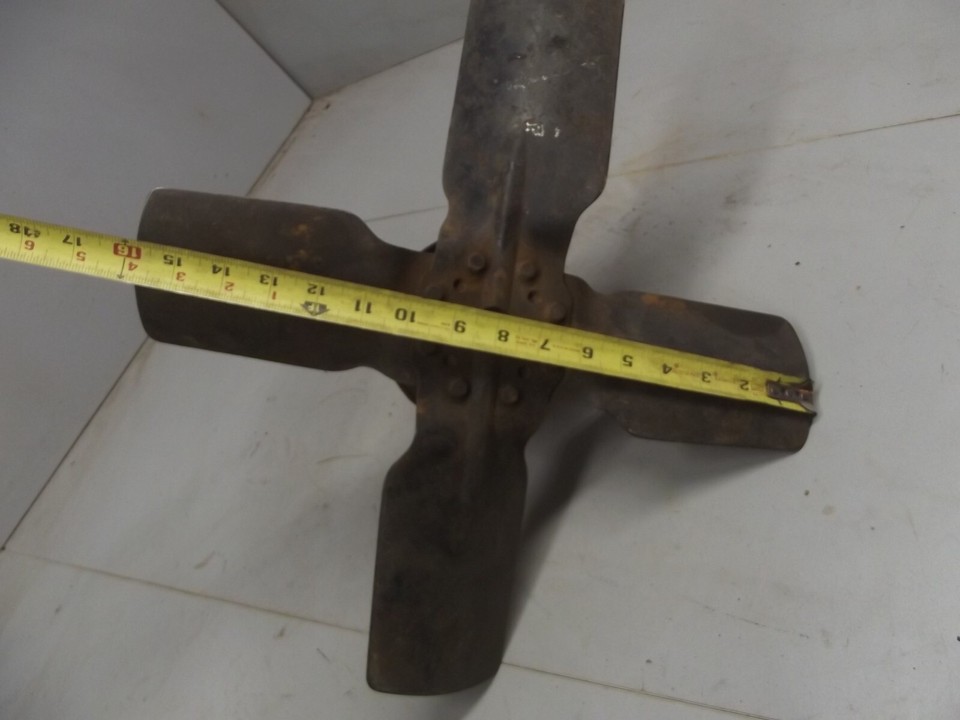 VINTAGE FORD FLATHEAD COOLING FAN & PULLEY WIDE BELT 8ba hotrod used ...
