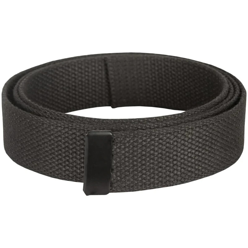 U.S MILITARY ARMY ISSUE BLACK WEB BELT BLACK TIP TROUSER BELT ONLY NO ...