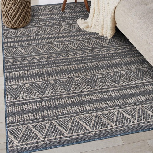 Rugshop Geometric Bohemian Indoor Outdoor Rug - Bohemian Area Rug ...