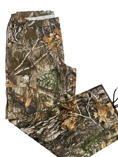 Ladies REALTREE Camo. 6 Pocket Cargo Pants, Elastic Waistband Size ...