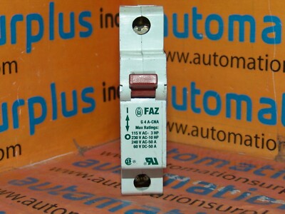 MOELLER FAZ G4A-CNA CIRCUIT BREAKER 4A | eBay