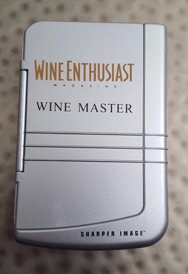 Sharper Image Wine Master Electronic Pocket Wine Guide, with ...