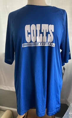 Indianapolis Colts Mens Large L Majestic Cool Base Performance Shirt ...