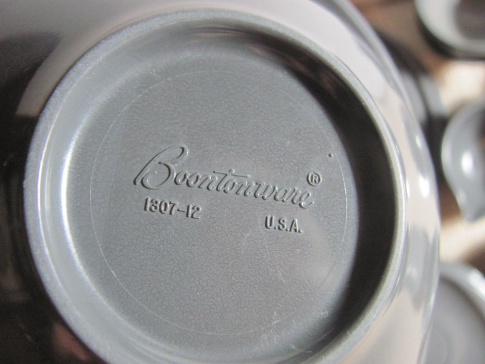 Lot of 21 Melmac Boontonware Plates & other Dinnerware NJ Mid Century ...