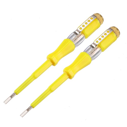 Voltage Test Screwdriver 100-500V Slot Neon Tube Tester Electroprobe ...