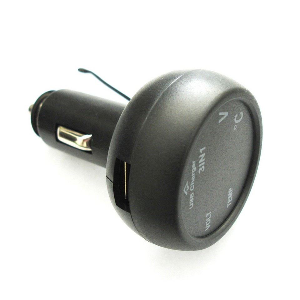 5pcs 12- 24V Car Socket with USB Port/ Voltmeter/ for Car Truck ( Red ...