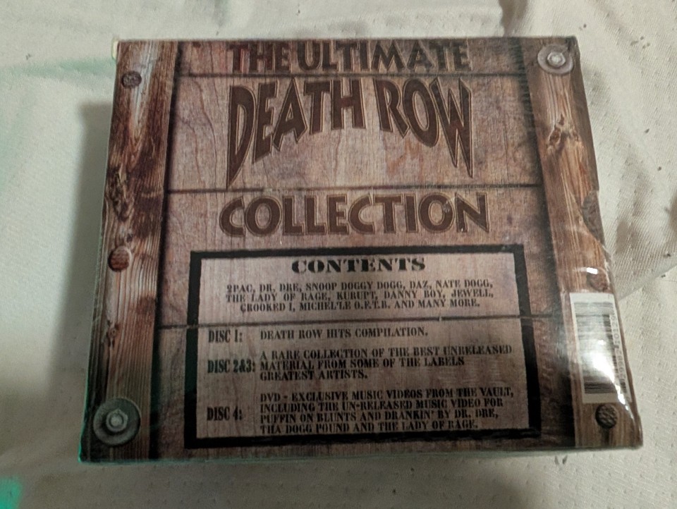 2pac Sealed Death Row Records Ultimate Box Set -Very Rare 3 CD, 1 DVD ...