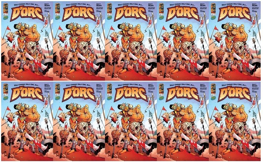 DORC #2 D'ORC PRE3/11 1ST PRINT BRETT BEAN CVR C INVINCIBLE TEAM UP LOT ...