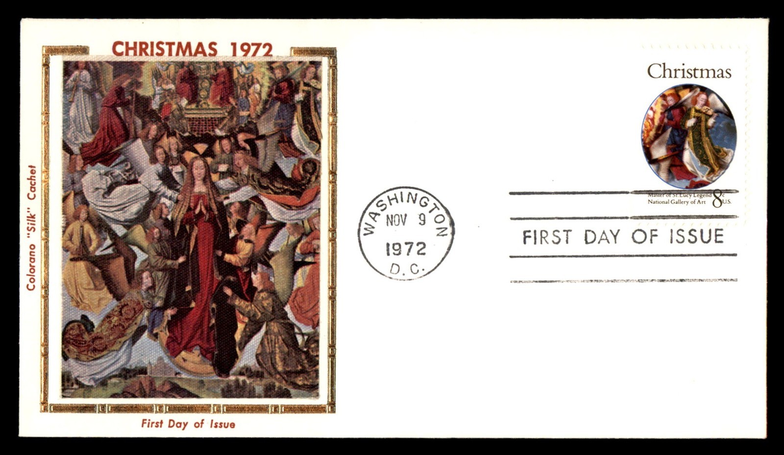 Mayfairstamps US FDC 1972 Washington DC Christmas First Day Cover aaw ...