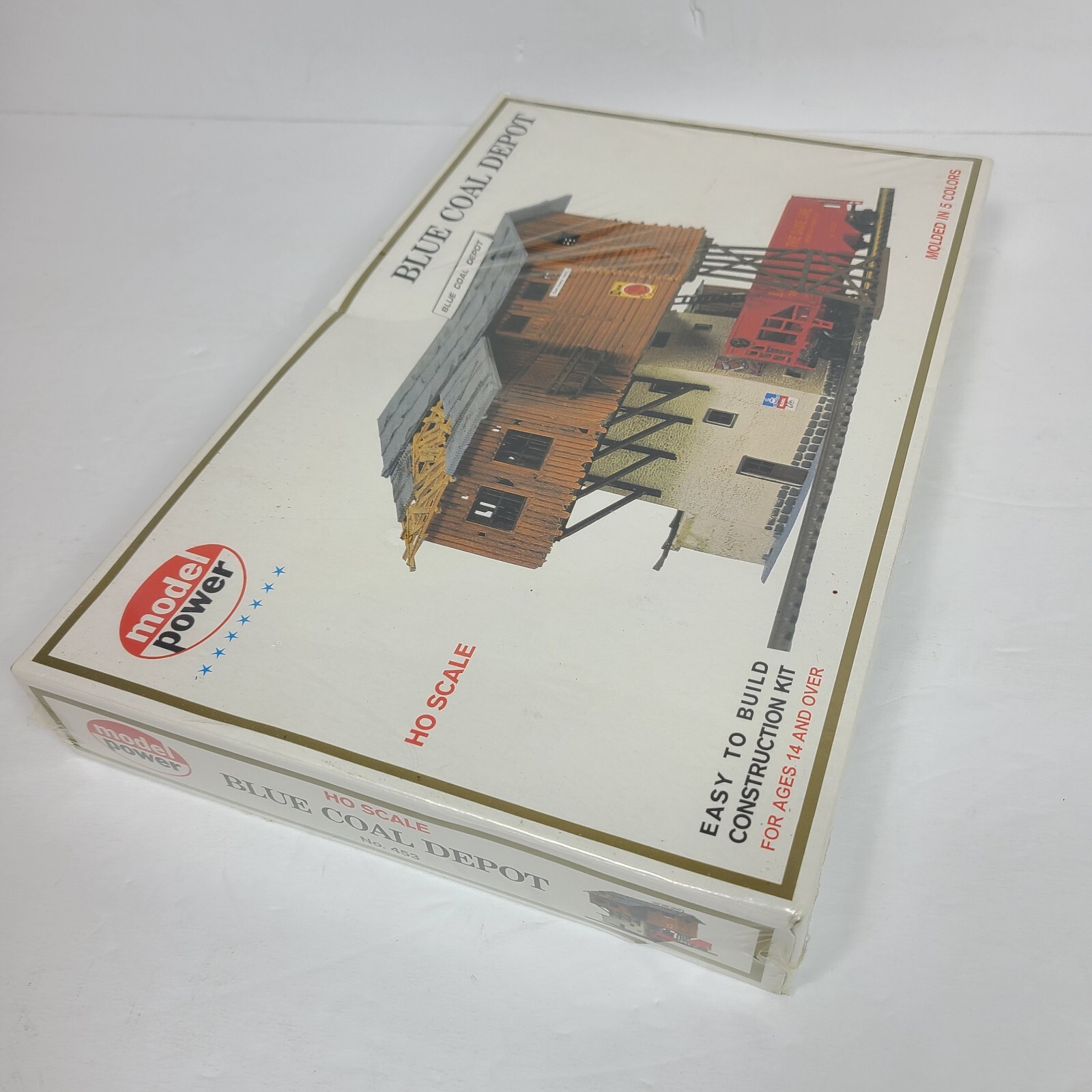 HO Scale Train BLUE COAL DEPOT Kit NEW in Sealed Box Model Power- Kit ...