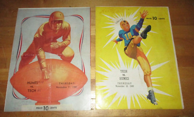1948 and 1949 Humes High School Football Programs - Elvis Presley Years ...
