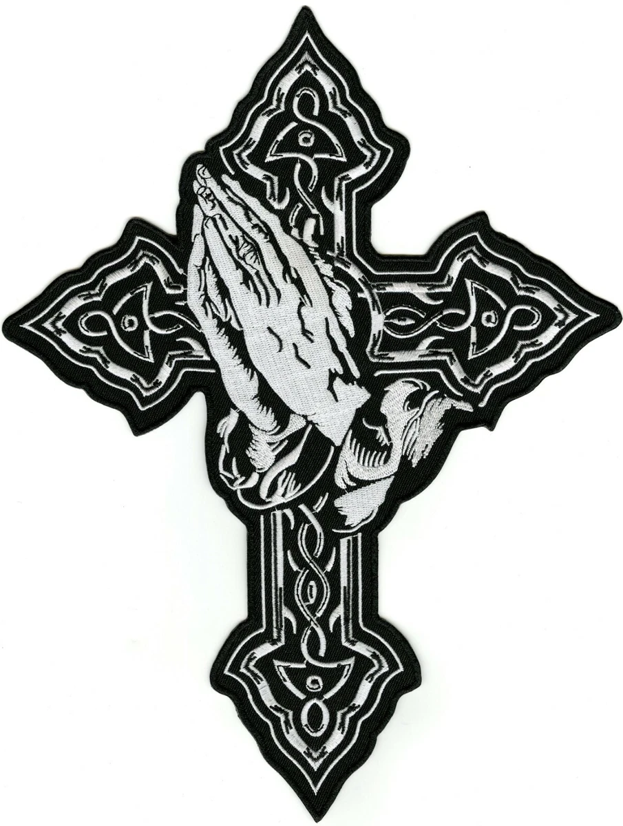 Crosses With Praying Hands Drawings