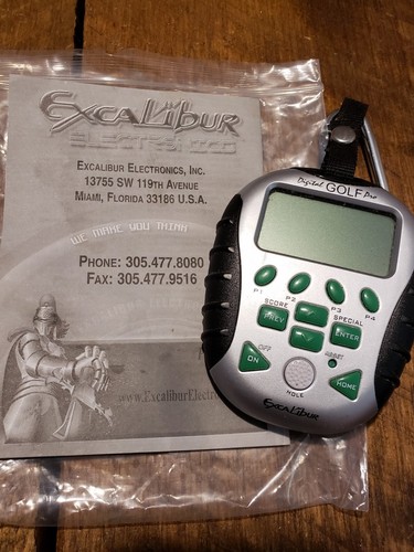 Excalibur Digital Golf Pro Handheld Electronic Scorecard | eBay Australia