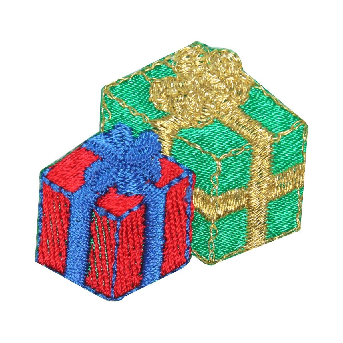 ID 8145 Christmas Presents Patch Wrap Gift Festive Embroidered Iron On ...