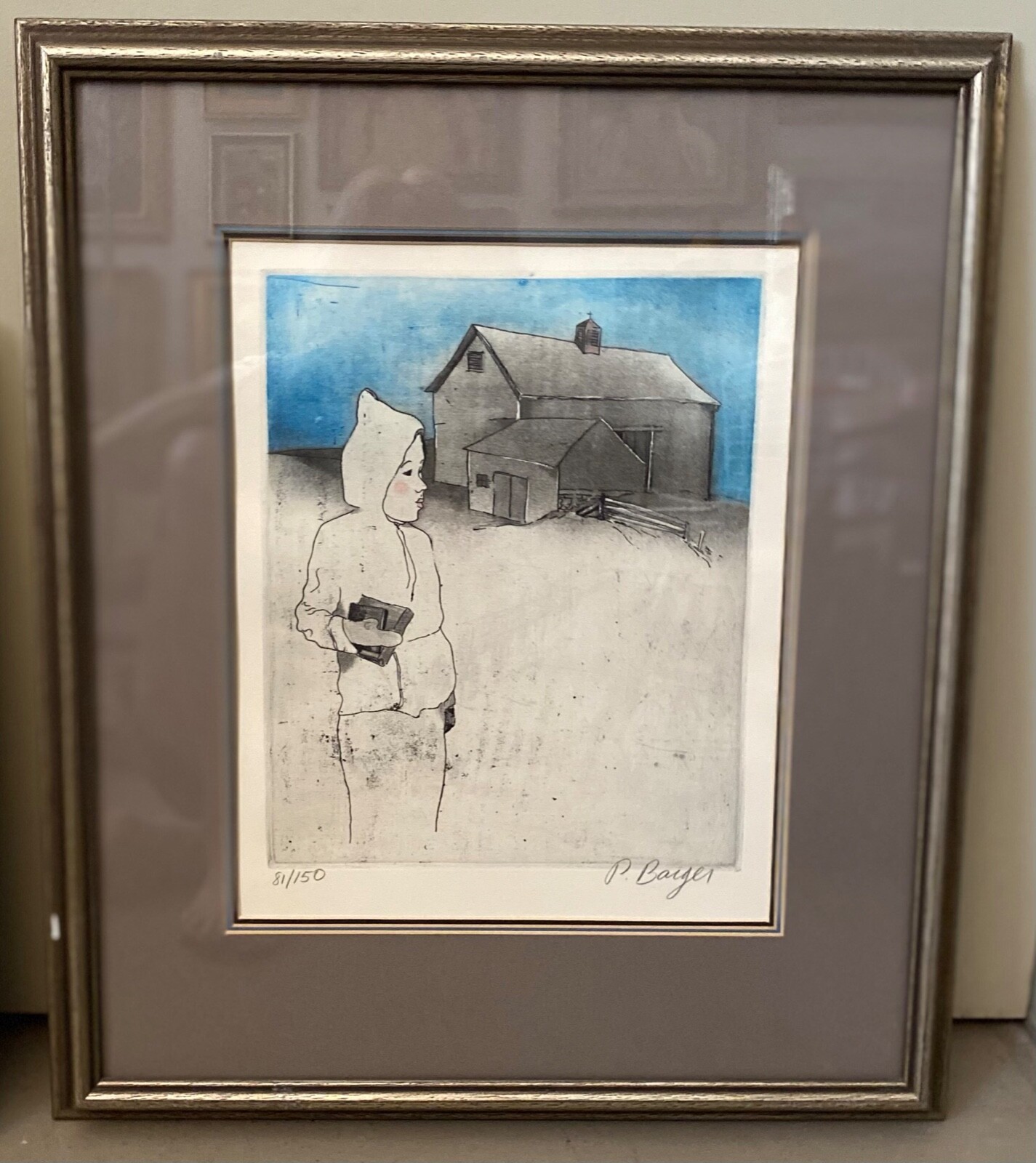 PETER BARGER AMERICAN ARTIST PAIR OF PENCIL SIGNED COLOR ETCHINGS | eBay