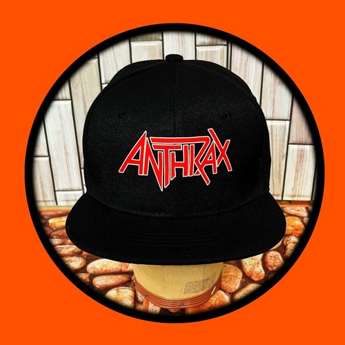 ANTHRAX HAT-FLAT BRIM-SNAP BACK-PRINTED | eBay