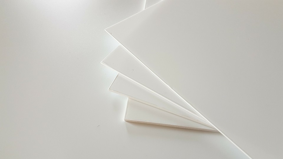 Polystyrene Sheets Panel White Gloss Solid Plastic 1 1.5 2 & 3mm thick ...