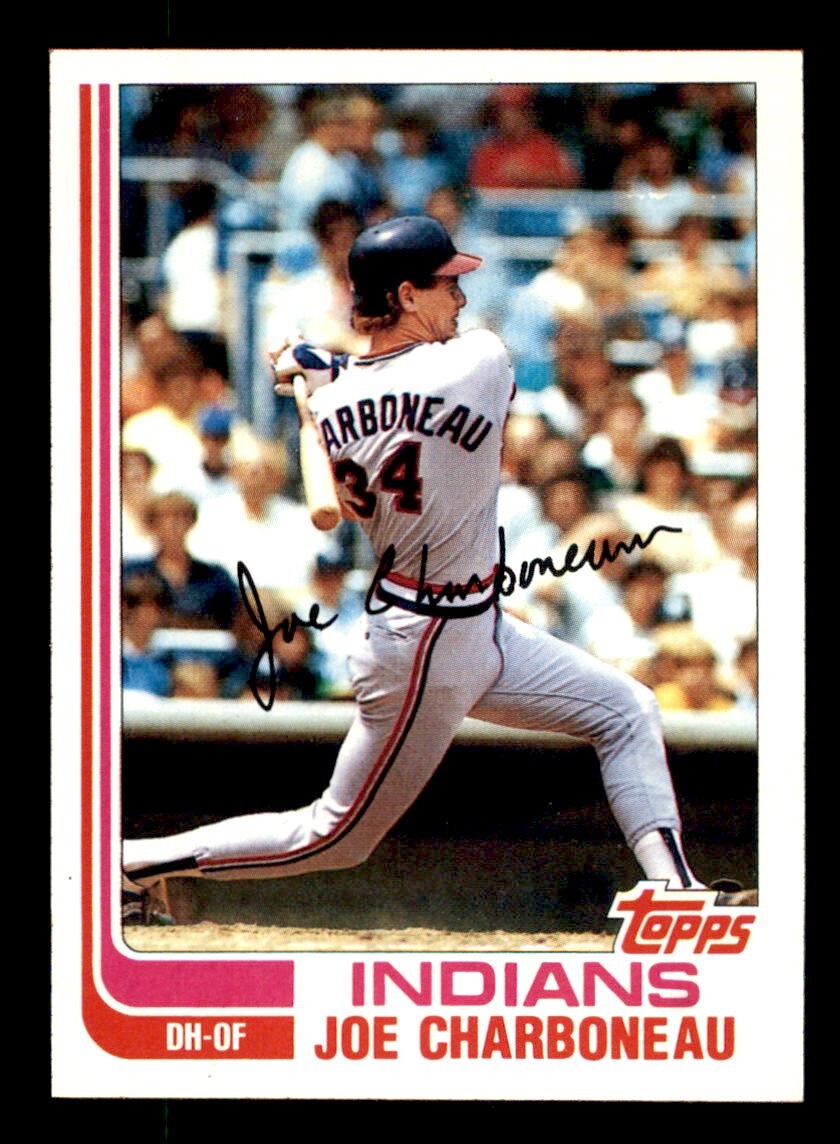 1982 Topps Baseball #630 Joe Charboneau EX/MT or Better *cc1 | eBay