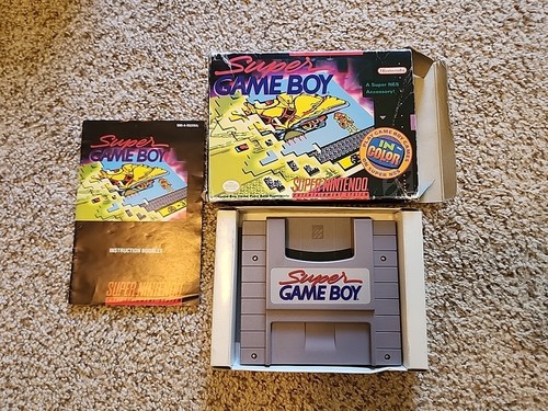 🔥Super GameBoy (Super Nintendo, 1994) SNES Complete In Box CIB TESTED!🔥 ...