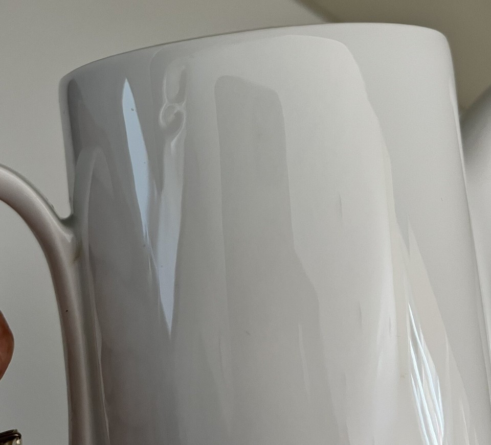 Rosenthal Coffee Pot DUO WHITE 8" tall made in Germany Porcelain Coffee ...