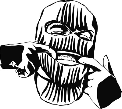 GANGSTER SKI MASK Vinyl Decal Car Window Laptop | eBay