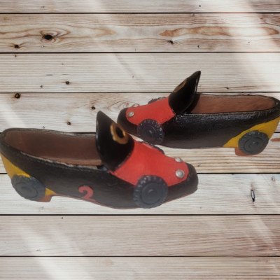 Set of 2 - Miniature Resin Shoes CAR Theme Q.C.O.K. | eBay