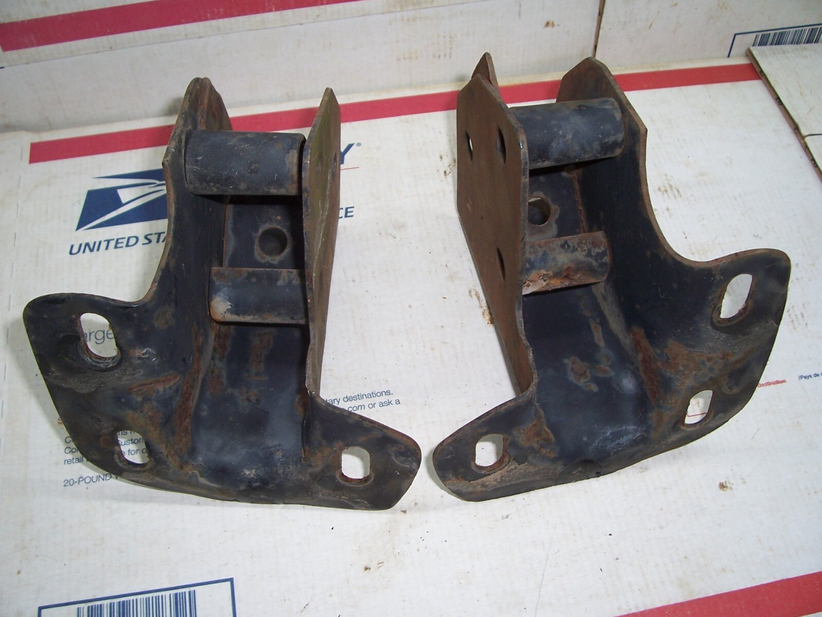 73-79 Ford Truck Bronco Inner Fender Cowl Firewall Brackets Mounts ...