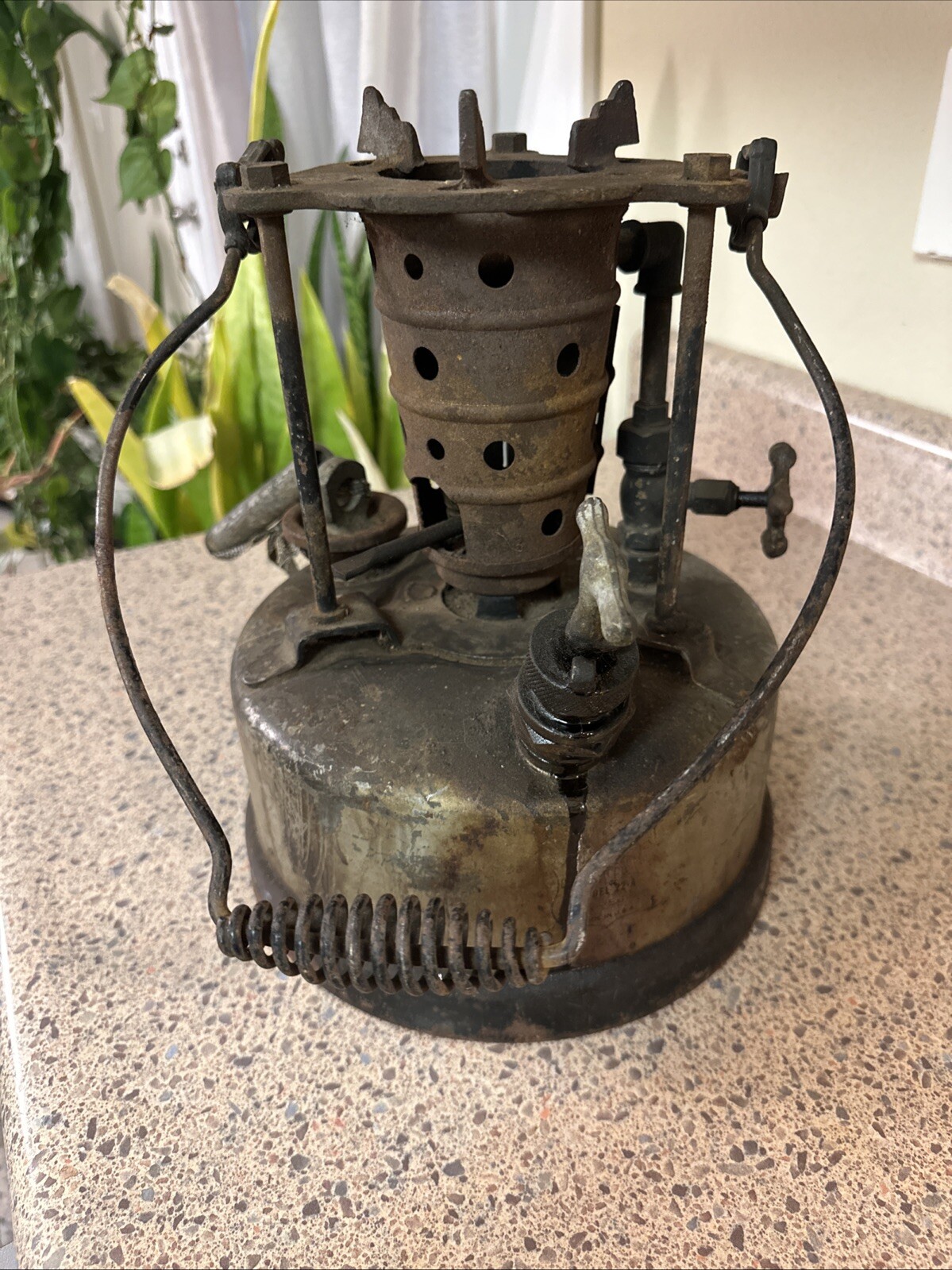 Antique Fire Pot Hot Blast Furnace Stove Heater Portable Kerosene Oil W ...