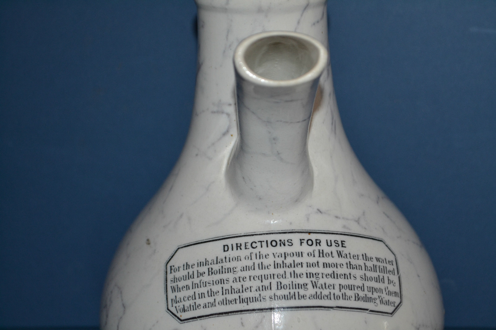 Antique 19th Century Medical Earthenware Inhaler S Maw & Thompson ...