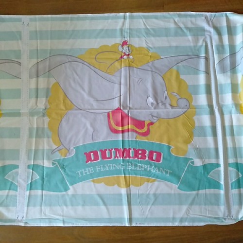 Dumbo Quilting Fabric Panel 95cm x 110cm Disney NEW Green Stripe Fabric ...