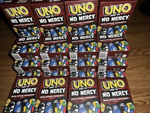 NEW! 2023 UNO Show 'Em No Mercy Card Game IN HAND! FAST SHIP ...
