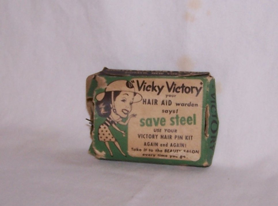 WW11 Victory Hair Pin Kit "Vicky Victory" Smith Victory Corp. Buffalo ...