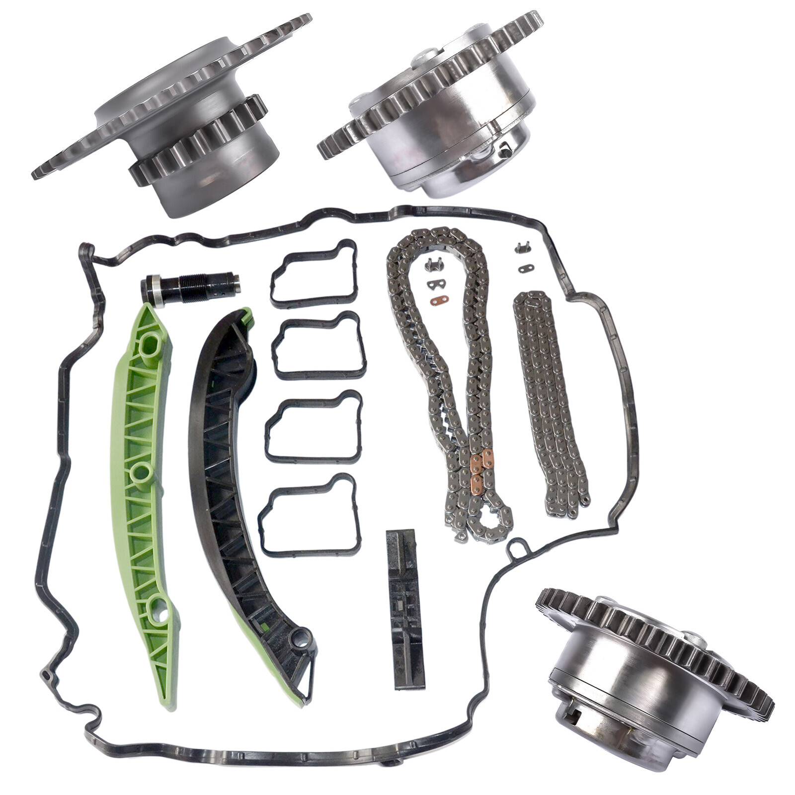 Timing Chain Kit W/Camshaft Adjuster For Mercedes M271 C 200 C250 C180 ...