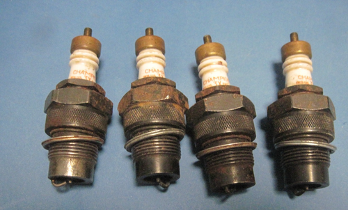 4 Champion 3X spark plugs Model A Ford very good Model A B | eBay