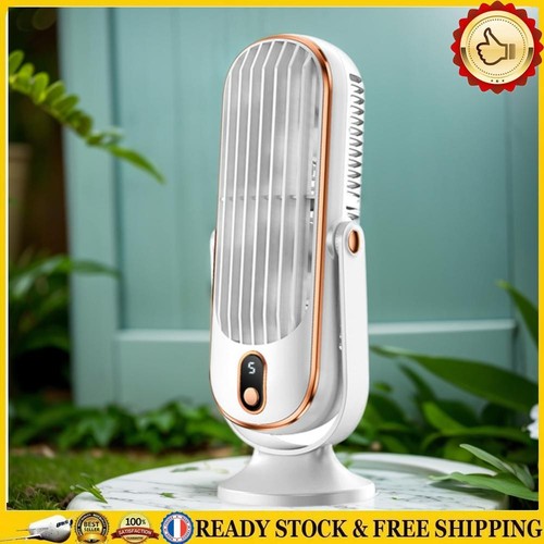 FR Air Cooling Fan USB Rechargeable 1800mAh Super Silent Small Fan ...