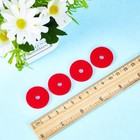 100 Pieces Sewing Machine Spool Pin Felt Pad Red Spool Pin Felts Thread ...