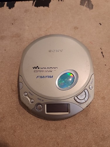 Sony Walkman D-F200 ESP MAX AM/FM Radio CD-R/RW Player Portable Tested ...