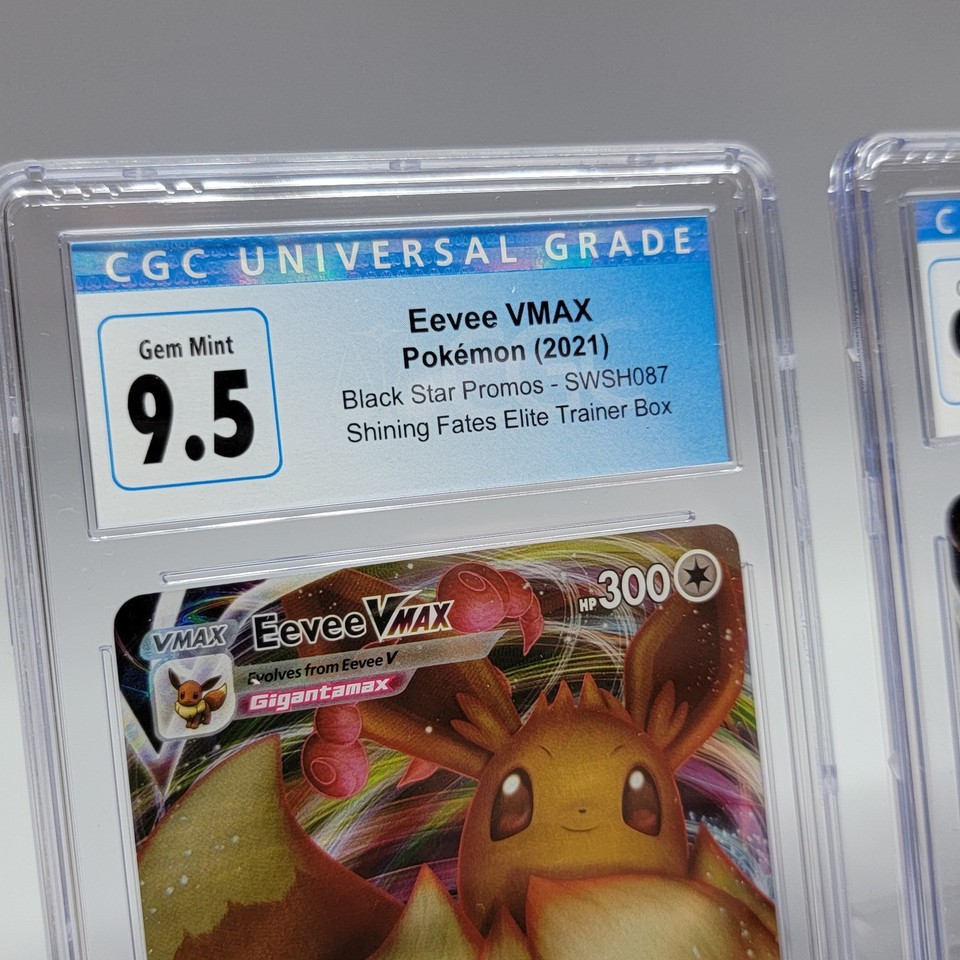 Pokemon CGC 9.5 GMint Eevee VMAX Black Star Promo SWSH087 Lot Shining ...