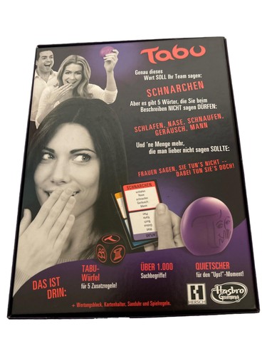 Hasbro Gaming Tabu Gioco di Società - Il Gioco di Parole Veloce | eBay