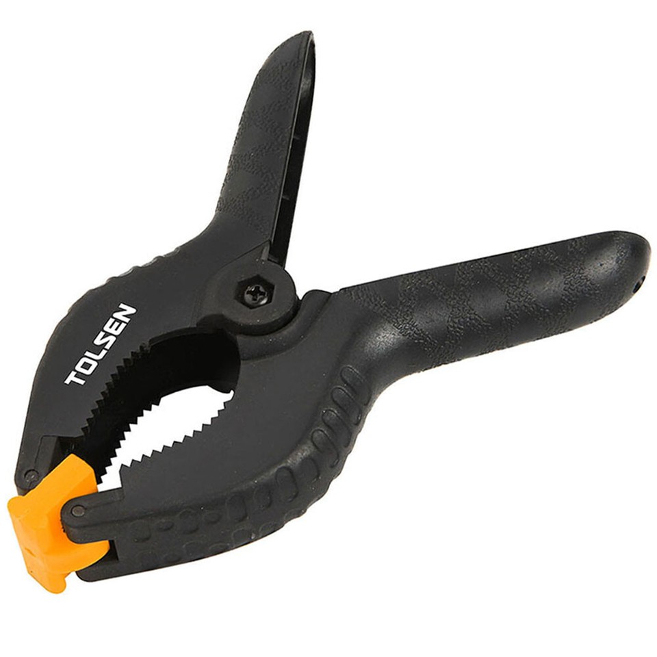 Heavy Duty Spring Clamps Grips Tolsen Plastic Vice Quick Grip Clips - 4 ...
