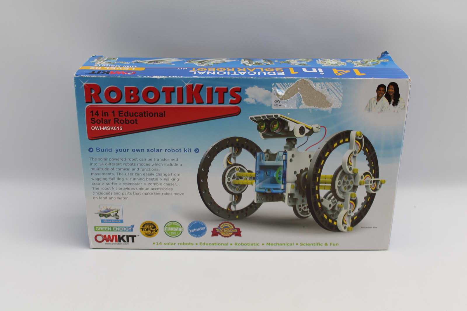 New in Open Box Robotikits 14 in 1 Educational Solar Robot | eBay
