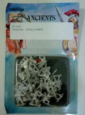 Minifigs Ancients 15mm: Mysian Javelinmen Pack #A-453 (SEALED) NIP | eBay
