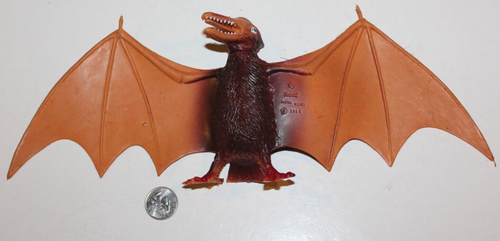 VTG Imperial Rodan Pterodactyl 1986 rubber Dinosaur Kaiju Monster Toy ...