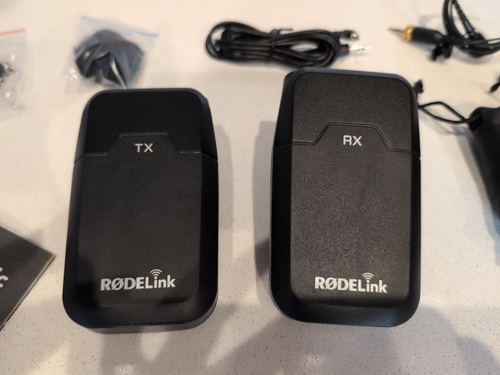Rode RODELink Wireless Filmmaker Kit Lav Mic, Transmitter, Receiver ...